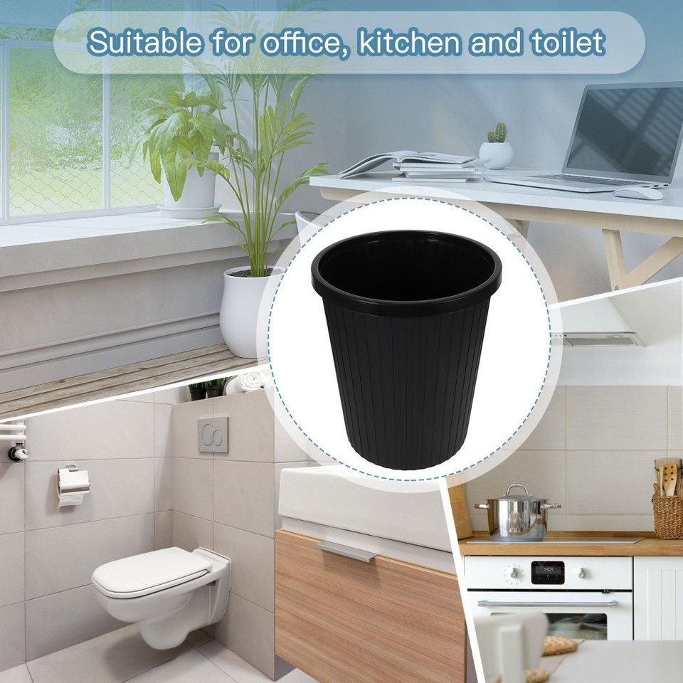 Garbage Bin Trash Mini Plastic Wastebasket Office Trashcan Small | eBay ...