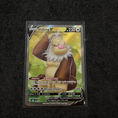 Pokémon TCG Slaking V (Full Art) Pokemon GO 077/078 Holo Ultra Rare | eBay