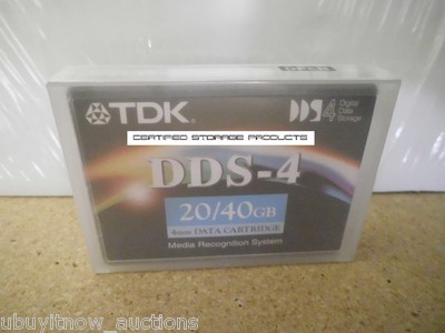NEW 1/PK TDK DC4-150 DDS-4 4mm 150M 20GB/40GB DAT40 Data Tape Cartridge ...