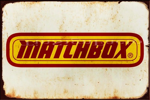 MATCHBOX LOGO Vintage Retro Rustic Garage Wall Décor Bar Pub Man Cave ...