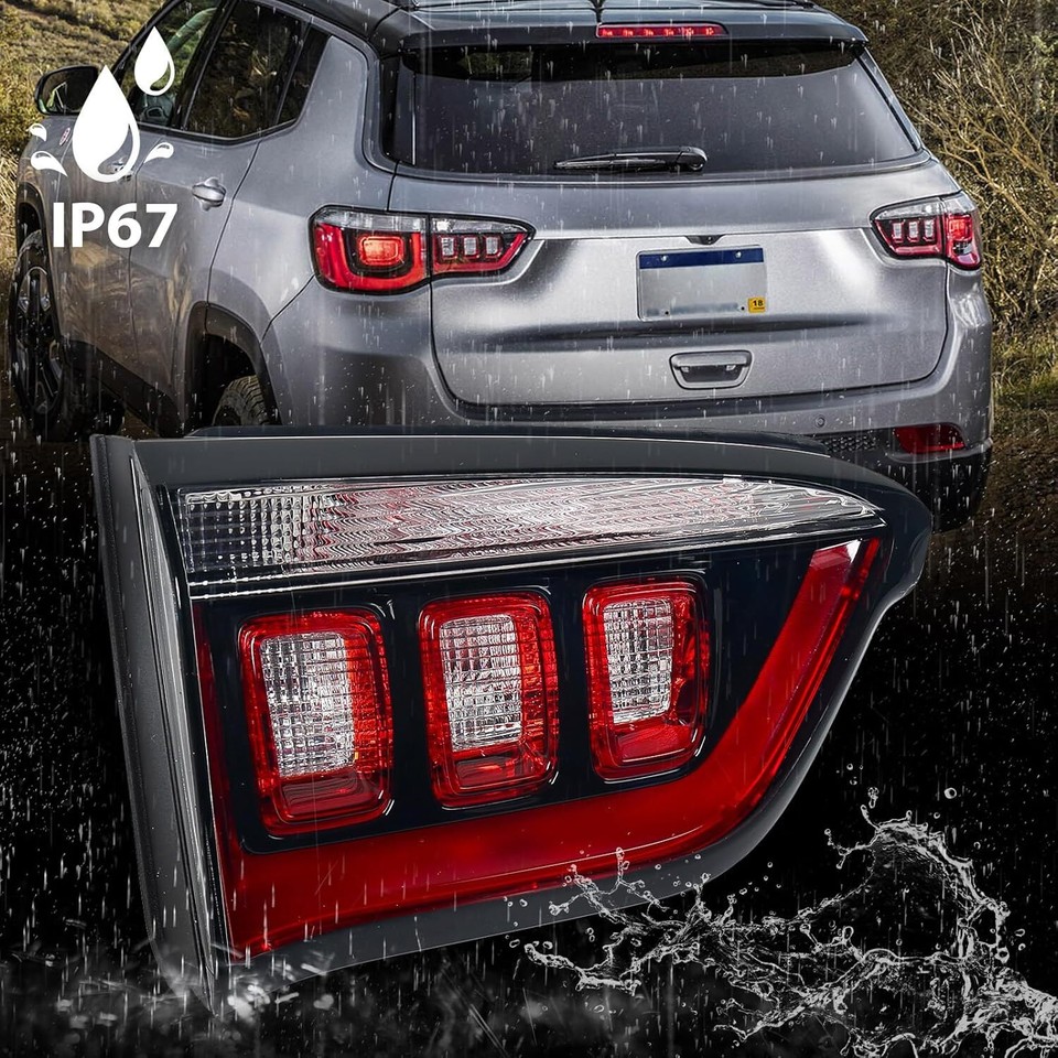 Inner Tail Light Assembly For Jeep Compass 2017 2018-2025 Driver Left ...