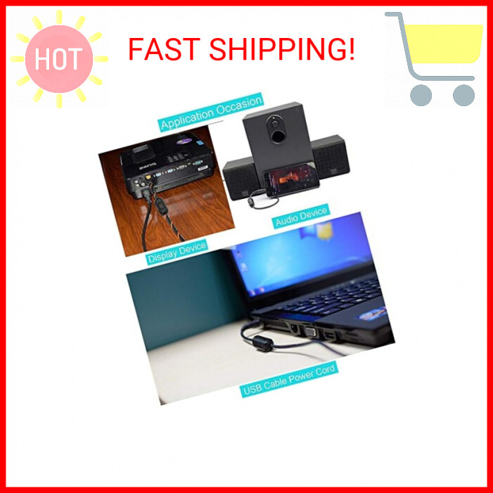 Xshine Pack of 10 Snap on Ferrite Core Bead Choke Ring Cord RFI EMI ...