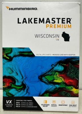 Humminbird LakeMaster Premium Wisconsin V1 One Boat Network VX ...