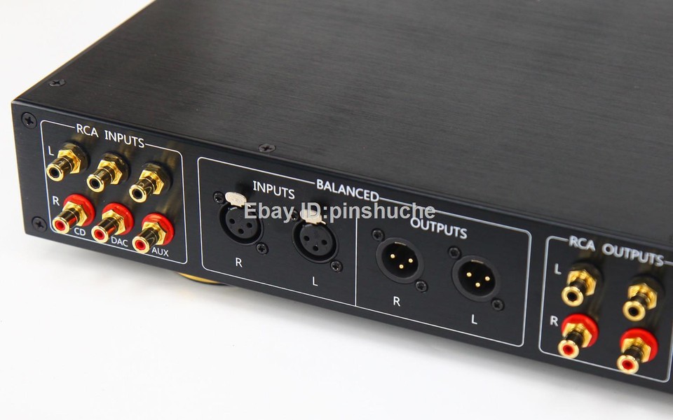 Finished E300 Full Balanced Preamp HiFi Tone Preamplifier With 4 Ways ...