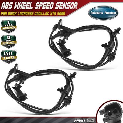 2pcs Front LH & RH ABS Wheel Speed Sensor for Buick LaCrosse Cadillac ...