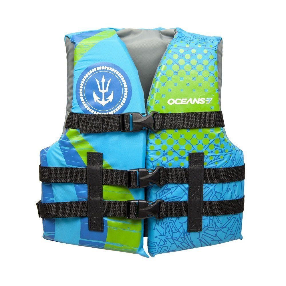 Oceans 7 Type III Children's Personal Flotation Device NWT Youth 50-90 ...