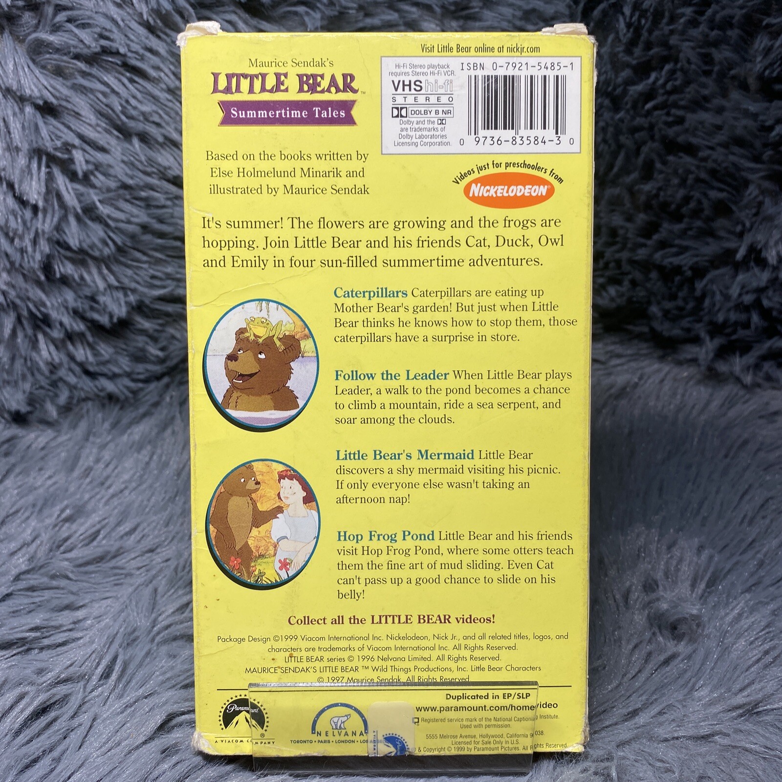 Maurice Sendak’s Little Bear - Summertime Tales VHS 1999 Classic Kids ...