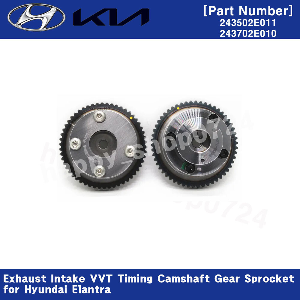 GENUINE CVVT Assy-Exhaust & CVVT Assy 2Pcs 243502E011 243702E010 for ...