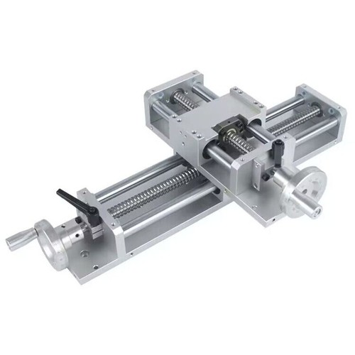 Precision Manual Ball Screw Slide Table Module Cross Platform Bearing ...