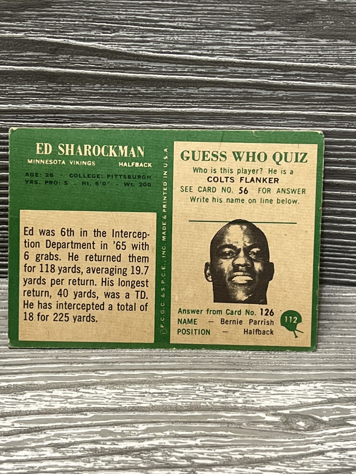 1966 Philadelphia - #112 Ed Sharockman for sale online | eBay