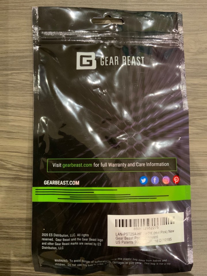 Two 2x GEAR BEAST Cell Phone Lanyard - Universal Neck Phone Holder w ...