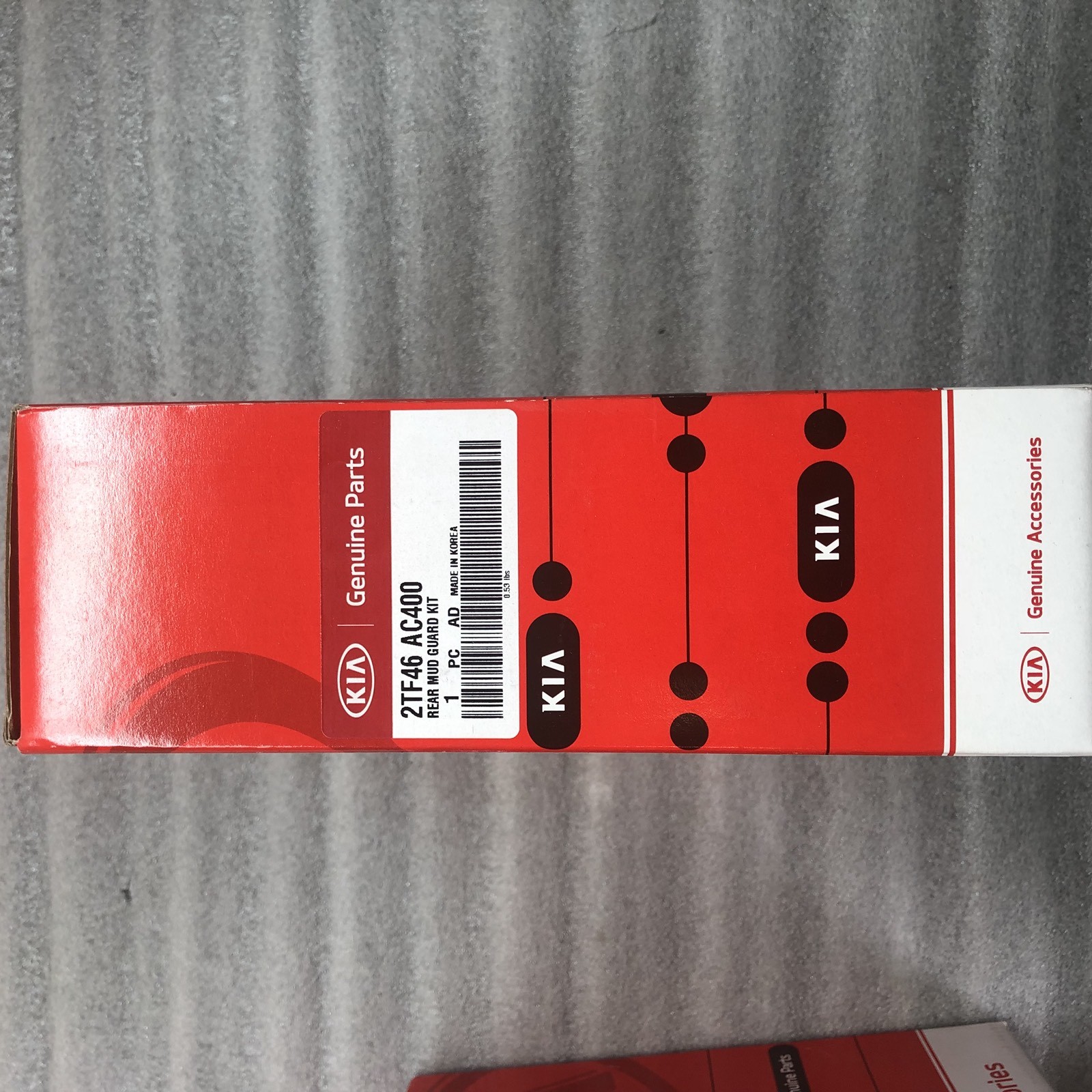 Genuine Kia Optima 2014-2016 Mud Flaps - Rear Only - 2TF46AC400 | eBay