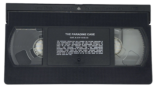 Alfred Hitchcock - The Paradine Case 1947 Film VHS 1998 Anchor Bay ...
