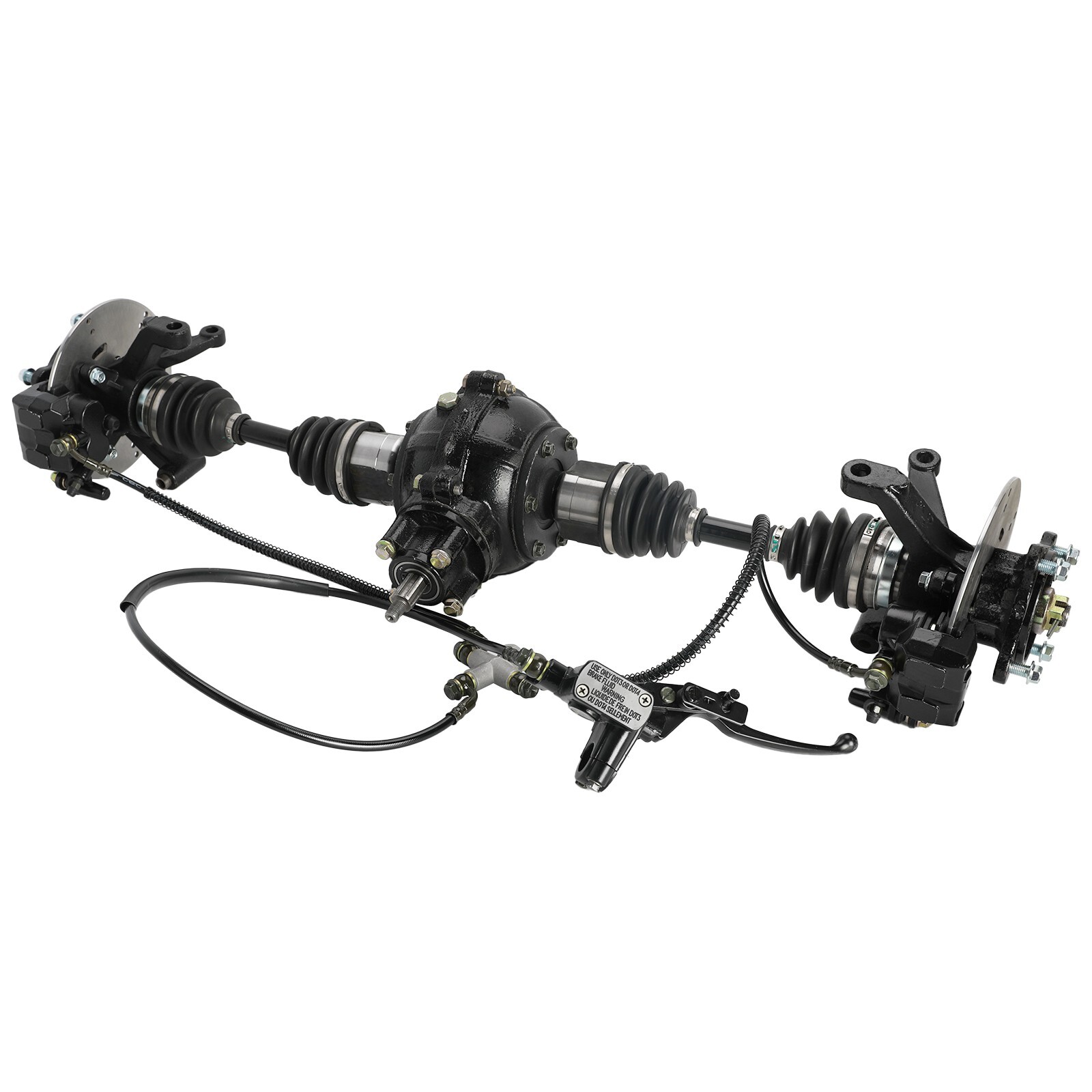 Differential Drive Shaft CV Rear Axle Kits Gear Box Brake Assembly ...