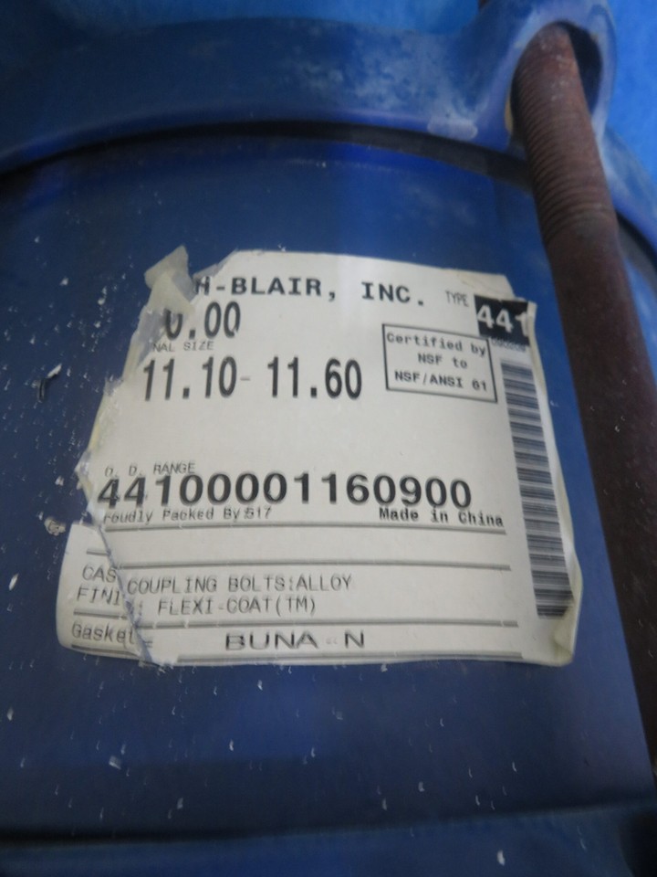 NOS Smith Blair 44100001160900 10" Nominal Size 11.10-11.60 Type 441 ...