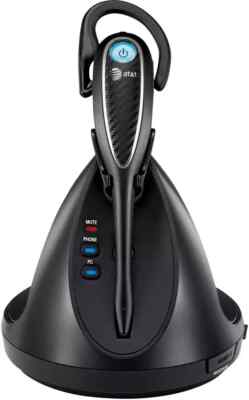 AT&T TL7810 DECT 6.0 Wireless Universal Headset Softphone 500 ft Range ...