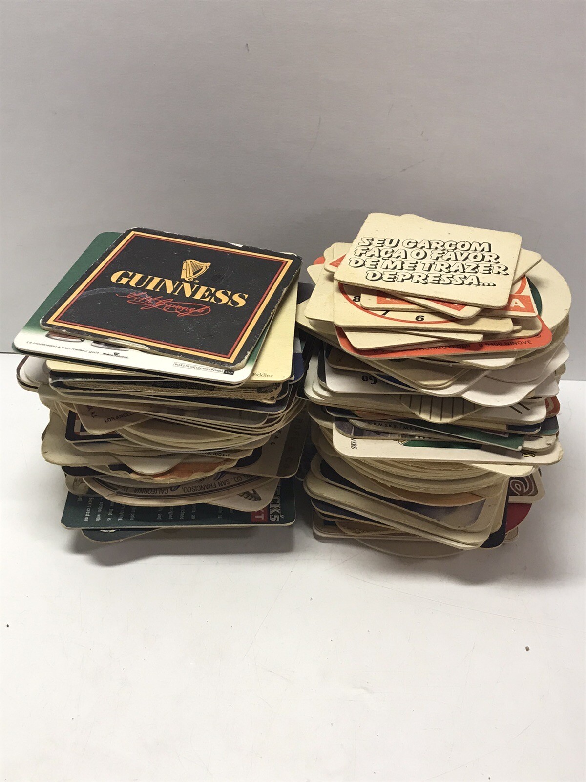 Lot of Over 140 Assorted Beer Coasters Bar Pub European American ...