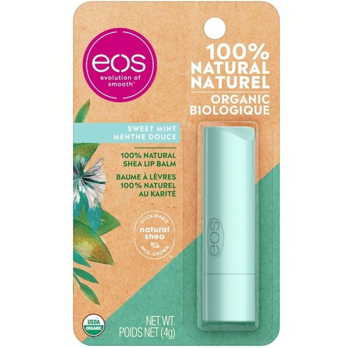 EOS Natural and Organic Lip Balm Sweet Mint | eBay