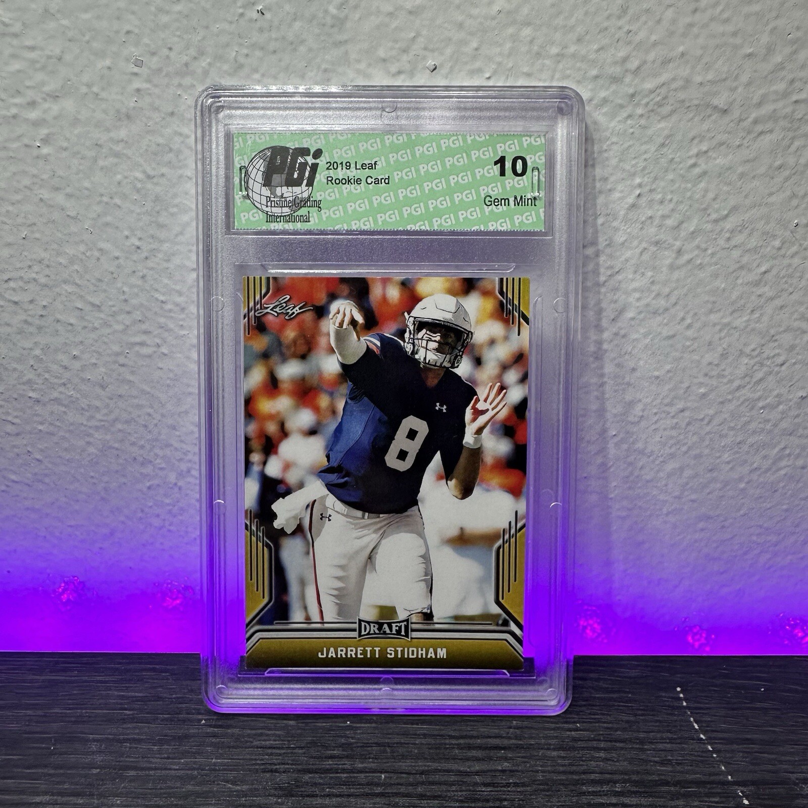 2019 Leaf Draft - Jarrett Stidham #36 Gold (RC) for sale online | eBay