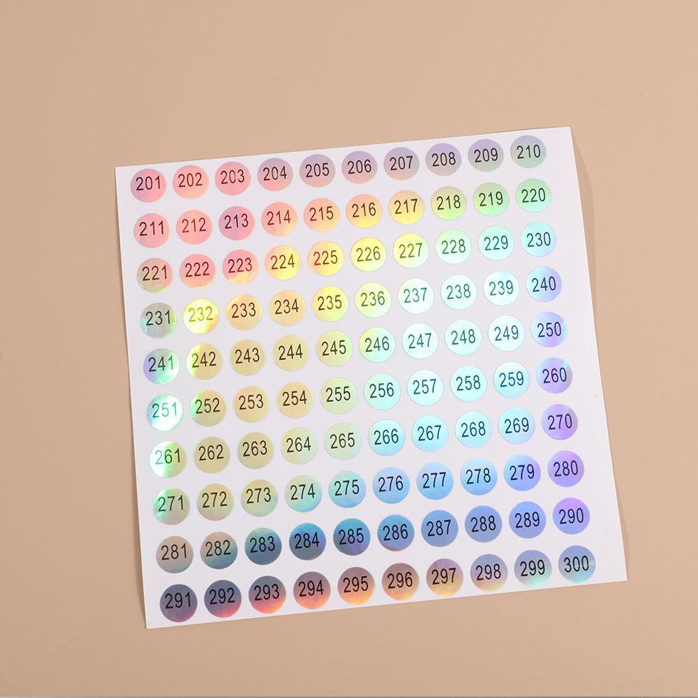 Self Adhesive Package Label Digital Label Tags Waterproof Number ...
