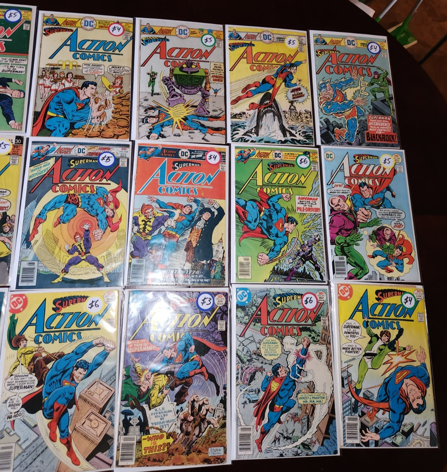 Action Comics Issues #359 - #599 DC Bronze Age Pick & Choose Combined ...