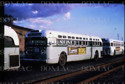 LAMTA. GM COACH BUS #2210. Long Beach (CA). Duplicate Slide 1963? PE ...