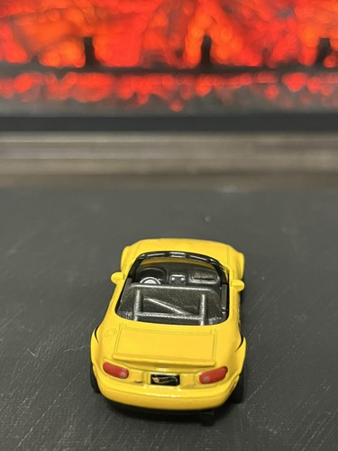 HOT WHEELS Custom REAL Rider Wheels 91 MAZDA MX-5 MIATA Yellow 2024 ...