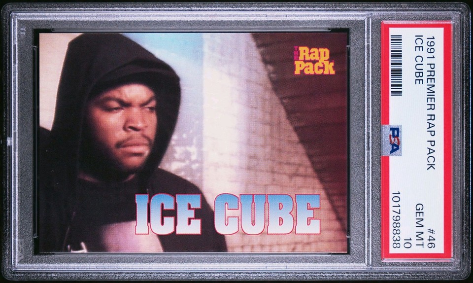 ICE CUBE 1991 Premier Rap Pack #46 GEM MINT PSA 10 | eBay