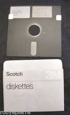 Floppy disc 5.25 inch 5 1/4 Commodore 64 Renegade Orion III Scotch 3M ...