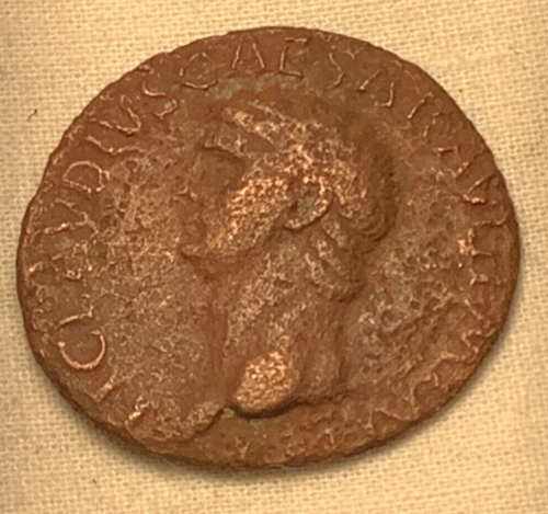 Emperor Claudius AE/AS large bronze Roman coin, VF! 7.4g 27mm | eBay