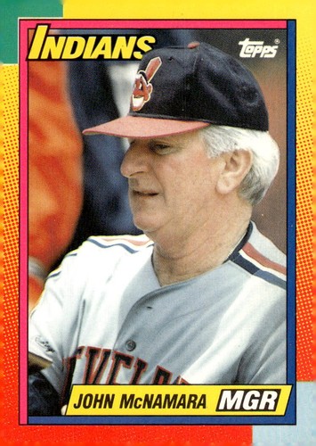 1990 Topps Traded #72T John McNamara -MANAGER- Cleveland Indians | eBay