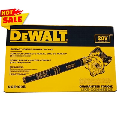 Boxed Dewalt DCE100B 20V Cordless Blower 20 Volt MAX Compact Jobsite ...