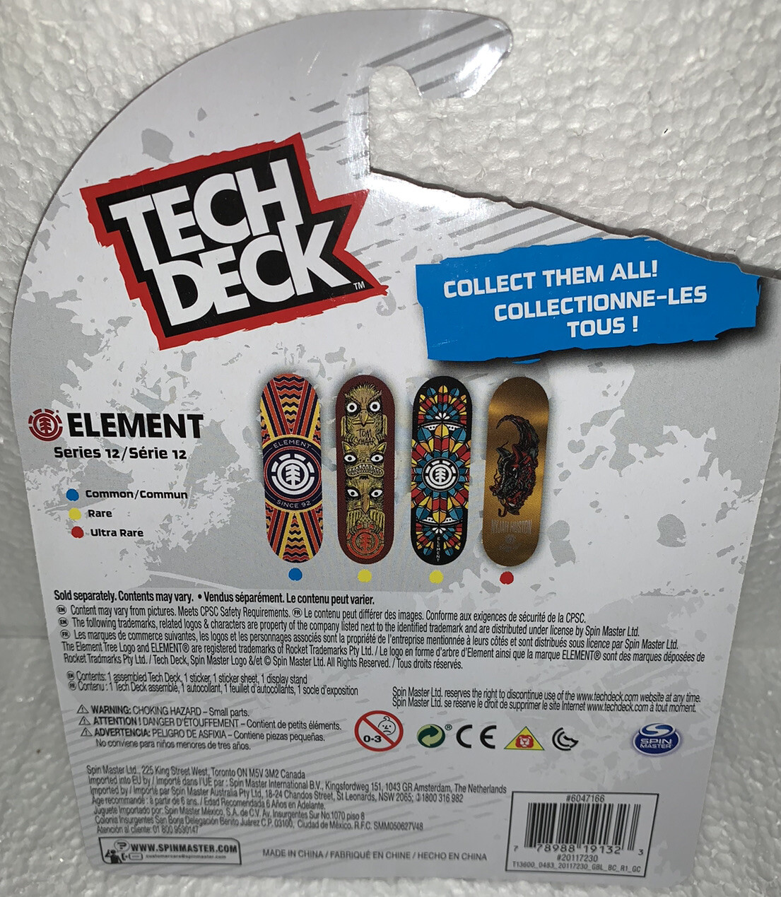 Tech Deck Element RARE Series 12 Fingerboards Skateboards Tom Schaar ...