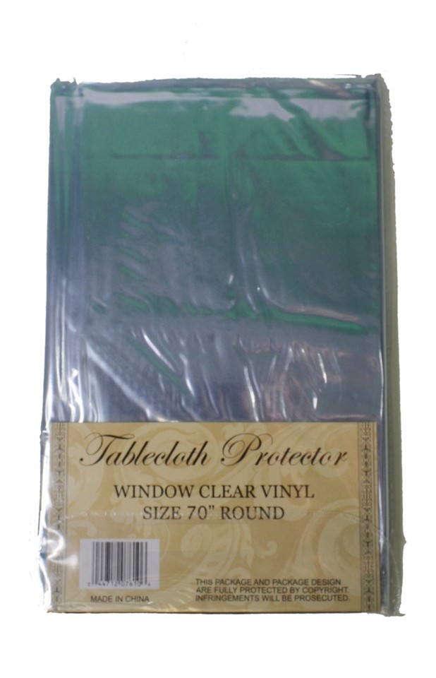 Vinyl Tablecloth Protector Wipes Clean Protect Linens Choose Size | eBay