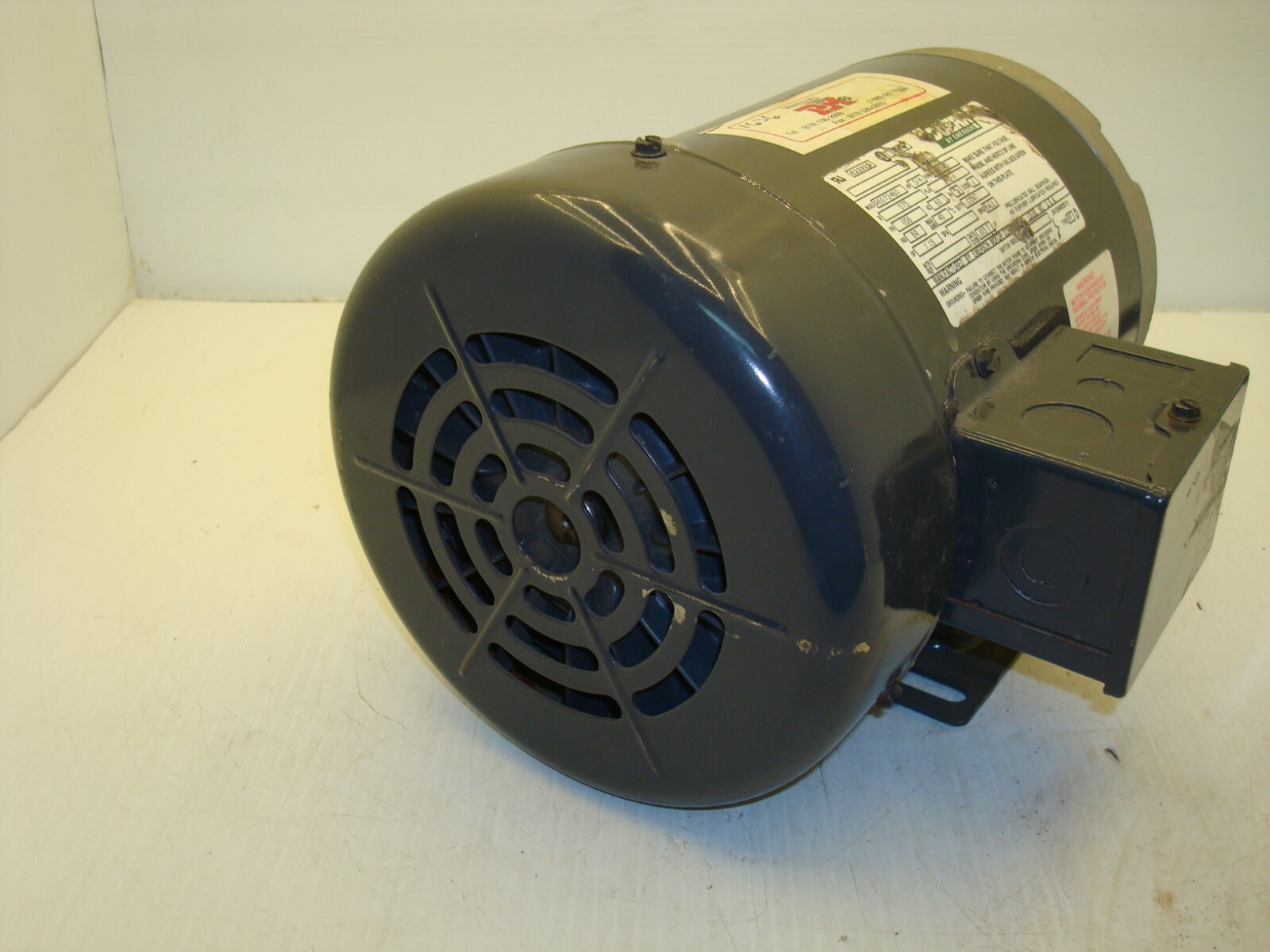 DOERR R6072460 1140 RPM 3/4 HP 3 PH 575V MOTOR FR G56 SHAFT 5/8" x 4 ...