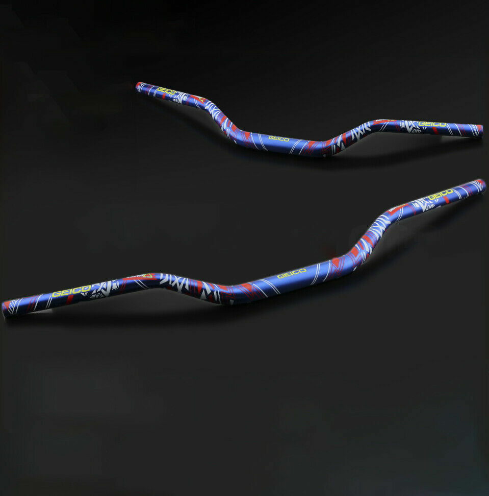 Blue Handlebar bar 28mm For CRF RMZ KXF YZF YZ RM KX CR KTM 125/250/450 ...