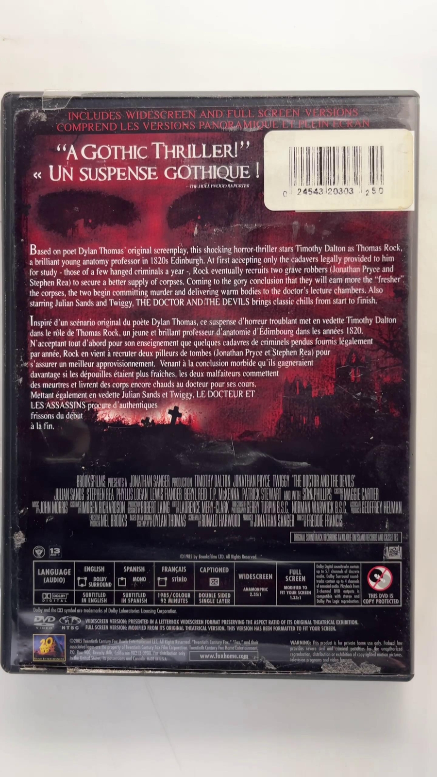 Doctor and the Devils (DVD, 2005, Bilingual) 24543203032 | eBay