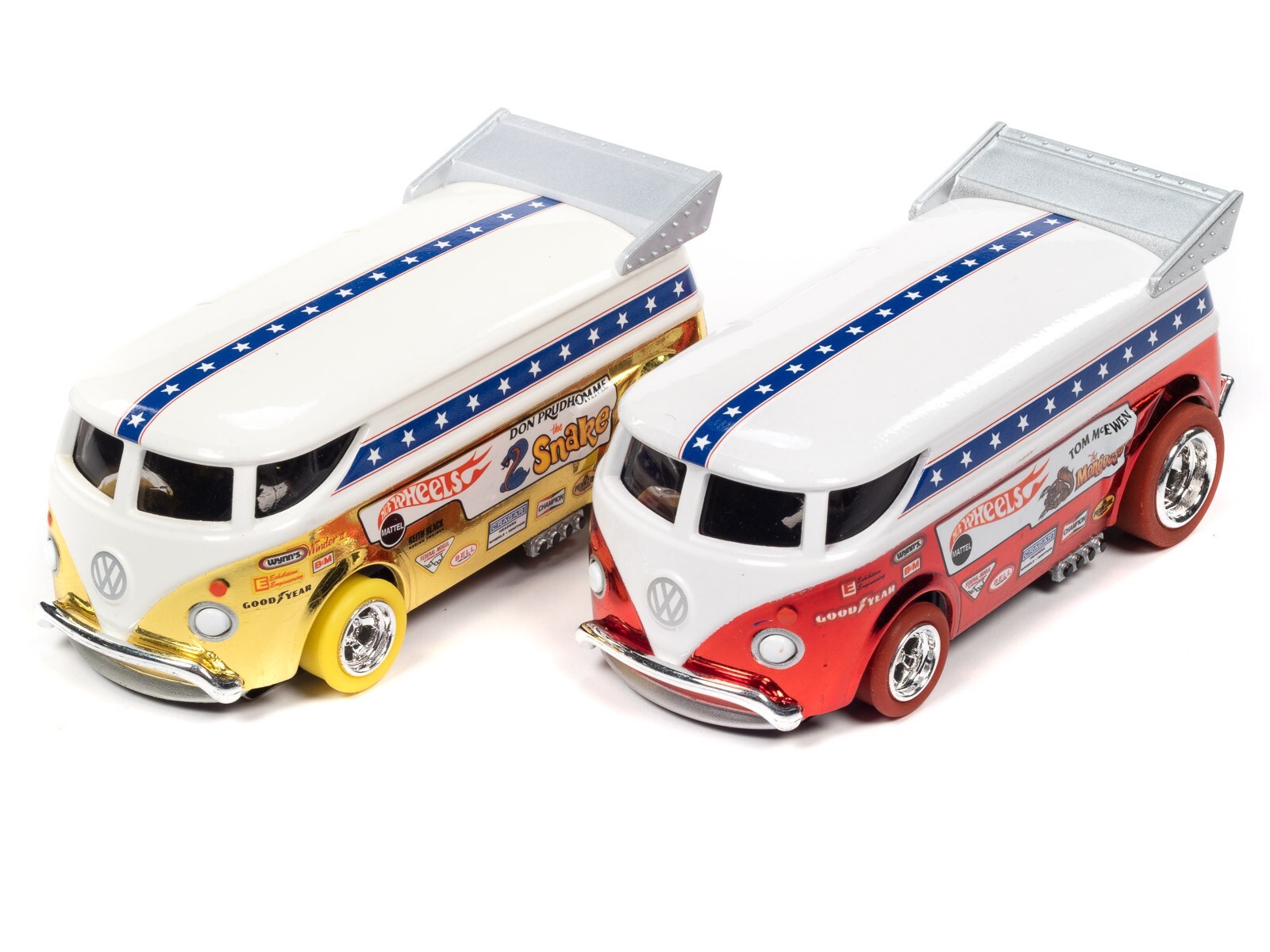 Auto World Exclusive Hot Wheels Snake vs Mongoose Custom VW Buses w ...