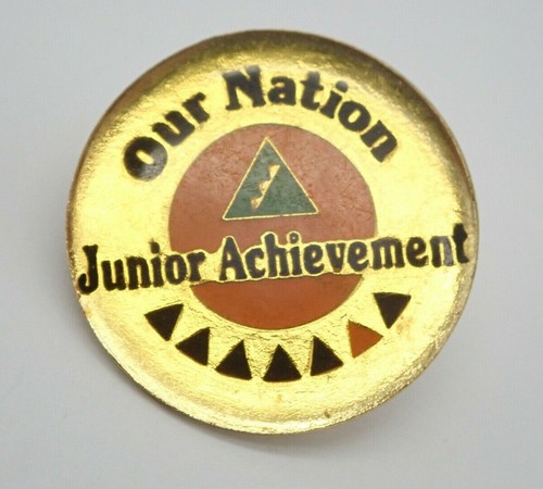 Our Nation Junior Achievement Award Vintage Lapel Pin | eBay