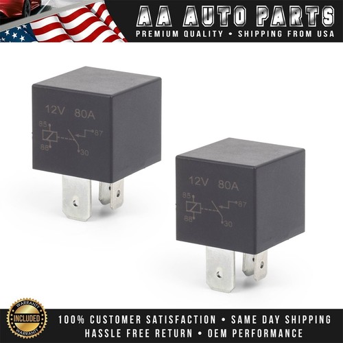 2X Automotive Heavy Duty 4 Prong Relay for 4 PIN 12V 70 AMP Plug-in | eBay