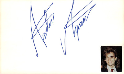 Andre Agassi Signed Auto 3x5 Index Card | eBay