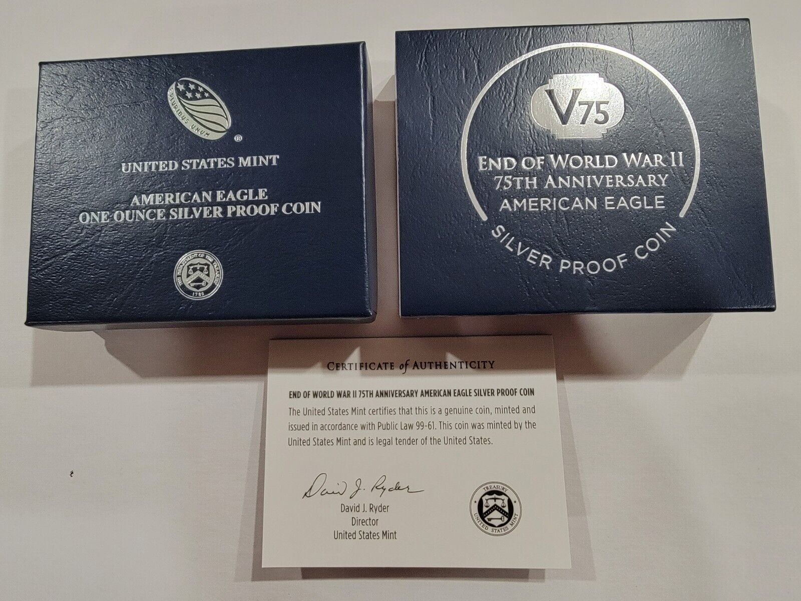 2020 W_PROOF_(V75)_SILVER EAGLE WWII_PCGS PR70 DCAM_Gold Shield First ...