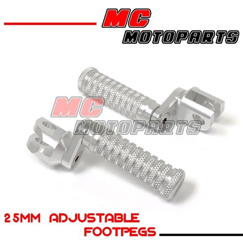SI Front 25mm CNC Foot Pegs Set For Kawasaki ZX-12R Ninja 00-06 01 02 ...
