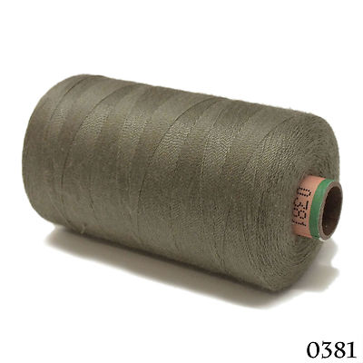 Amann 100% Polyester Core-Spun Sewing Thread Sabac 80 1000M Color 0381 ...