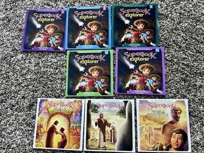 Superbook DVD Lot of 9 Collection Bible Animation Cartoon Kids Series ...