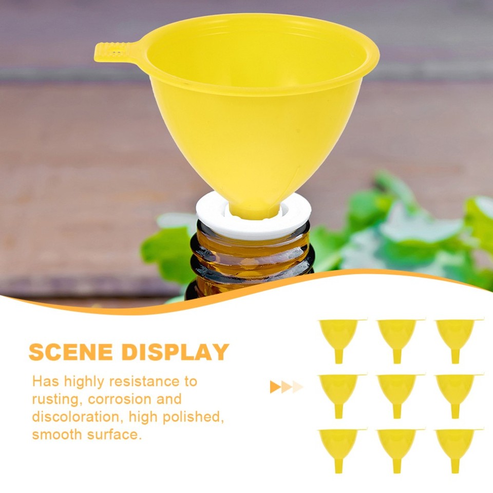 16 Pcs Filling Funnel Large Lab Laboratory Plastic Funnels Scientific ...