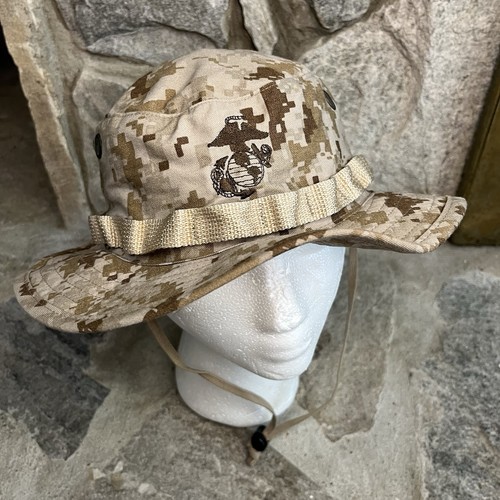 Marines Boonie Hat Medium Marpat Desert Digital Camo Cover Field Bucket ...