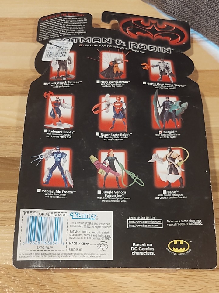 Batman and Robin (1997) Batgirl Action Figure Kenner #63854 MOC NEW ...