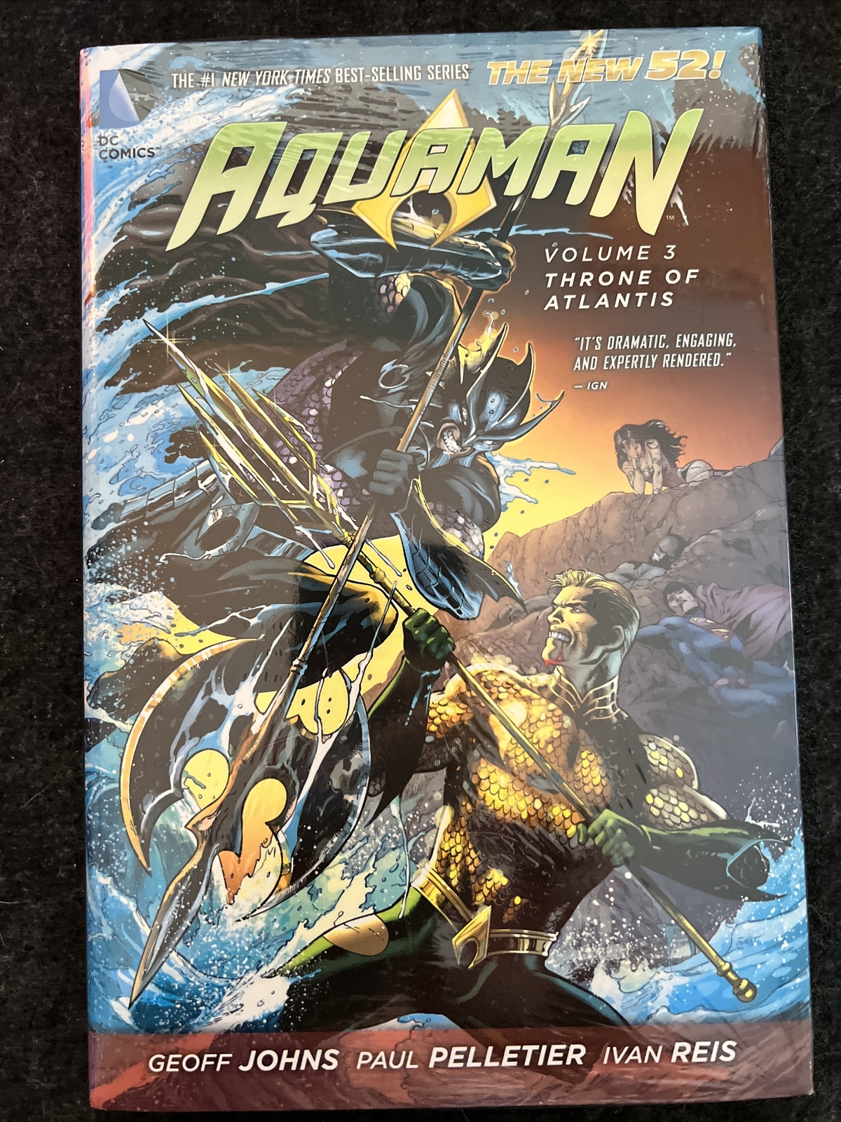 Aquaman #3 Throne of Atlantis (DC Comics 2014 Hardcover) BRAND NEW ...