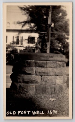 Deerfield MA Old Fort Well RPPC Massachusetts Postcard Y21 | eBay
